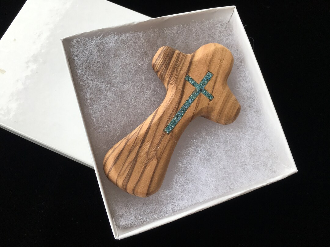 Handmade Comfort Cross (olive Wood) | Comfort for Christian | Prayer ...