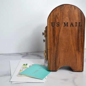 Handmade Walnut Mailbox Bank: Adult Piggy Bank, Office Decor - Etsy