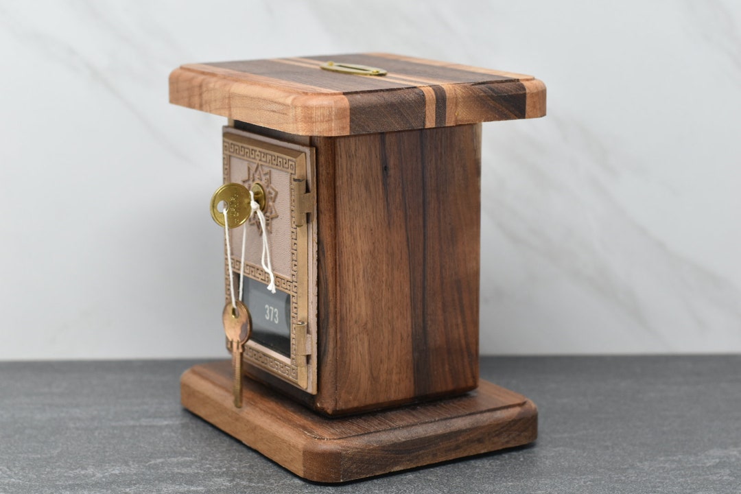 Handmade Mailbox Bank | Post Office Box Bank | P.O. Box Bank | Adult ...