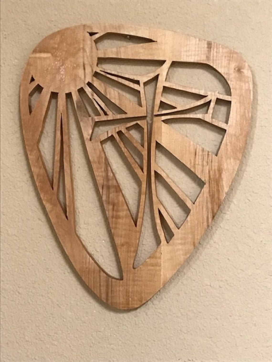 Larger Handmade Sun Cross (maple) - Etsy
