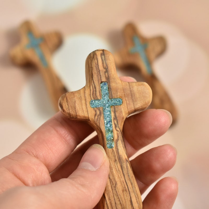 Hand Held Prayer Cross - Etsy