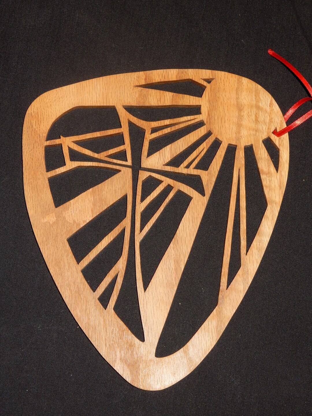 Handmade Oak Sun Cross: Christian Wall Art - Etsy