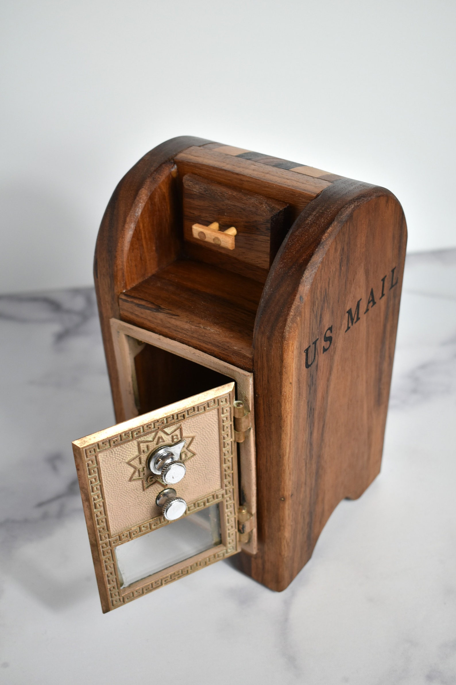 Handmade Walnut Mailbox Bank: Adult Piggy Bank, Office Decor - Etsy