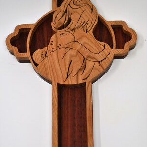 Handmade Mom Cross - Decorative Wooden Cross - Gift for Mom - Unique ...