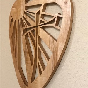 Larger Handmade Sun Cross (maple) - Etsy