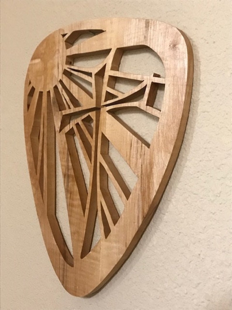 Larger Handmade Sun Cross (maple) - Etsy