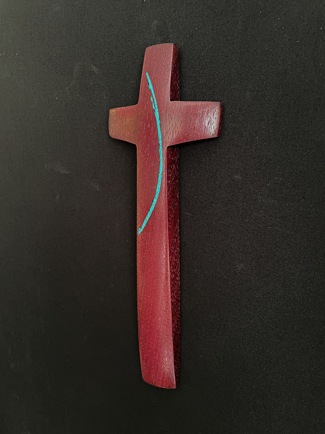 10 " High X 3" Wide Purple Heart Wall Cross - Etsy