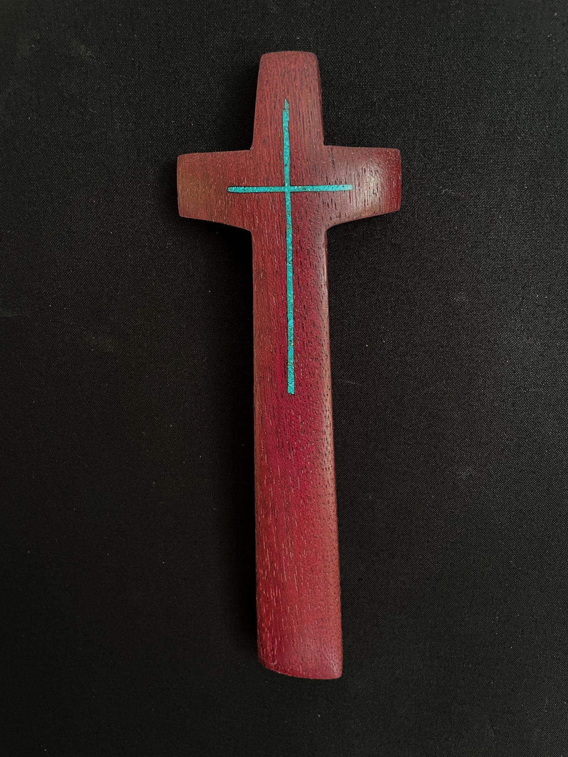 8 " High X 2" Wide Purple Heart Wall Cross - Etsy
