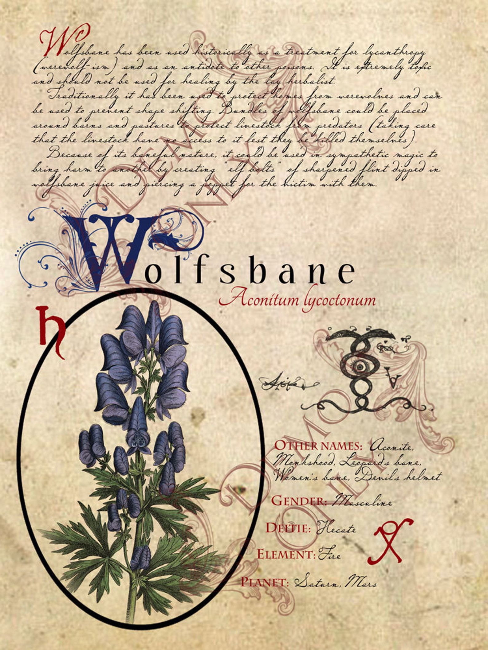 The Cackling Cauldron BOS Pretty Poisons 4 Page Set - Etsy