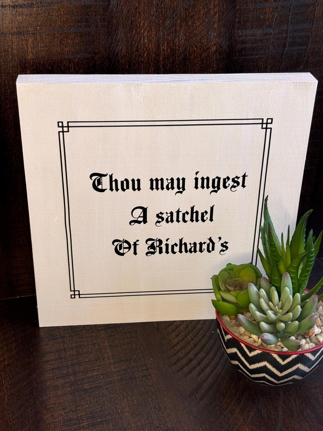 Satchel of Richards Sign - Etsy