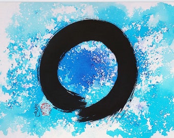 Enso Fish Painting Original Not a Print - Etsy