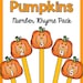 Five Little Pumpkins Song: Number Rhyme Stick Puppets (digital Download ...