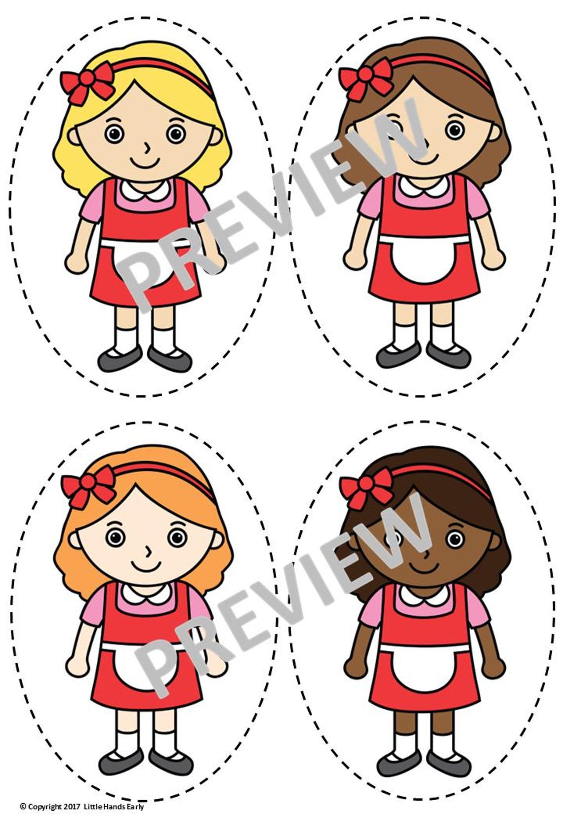 Goldilocks and the Three Bears Stick Puppets - Etsy