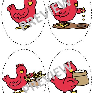 Little Red Hen - Puppets| Fairy Tales| - Etsy