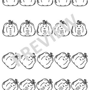 Five Little Pumpkins Song: Number Rhyme Stick Puppets (digital Download ...