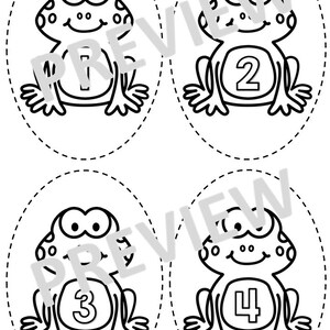 Five Green Speckled Frogs Song: Number Rhyme & Stick Puppets (digital ...