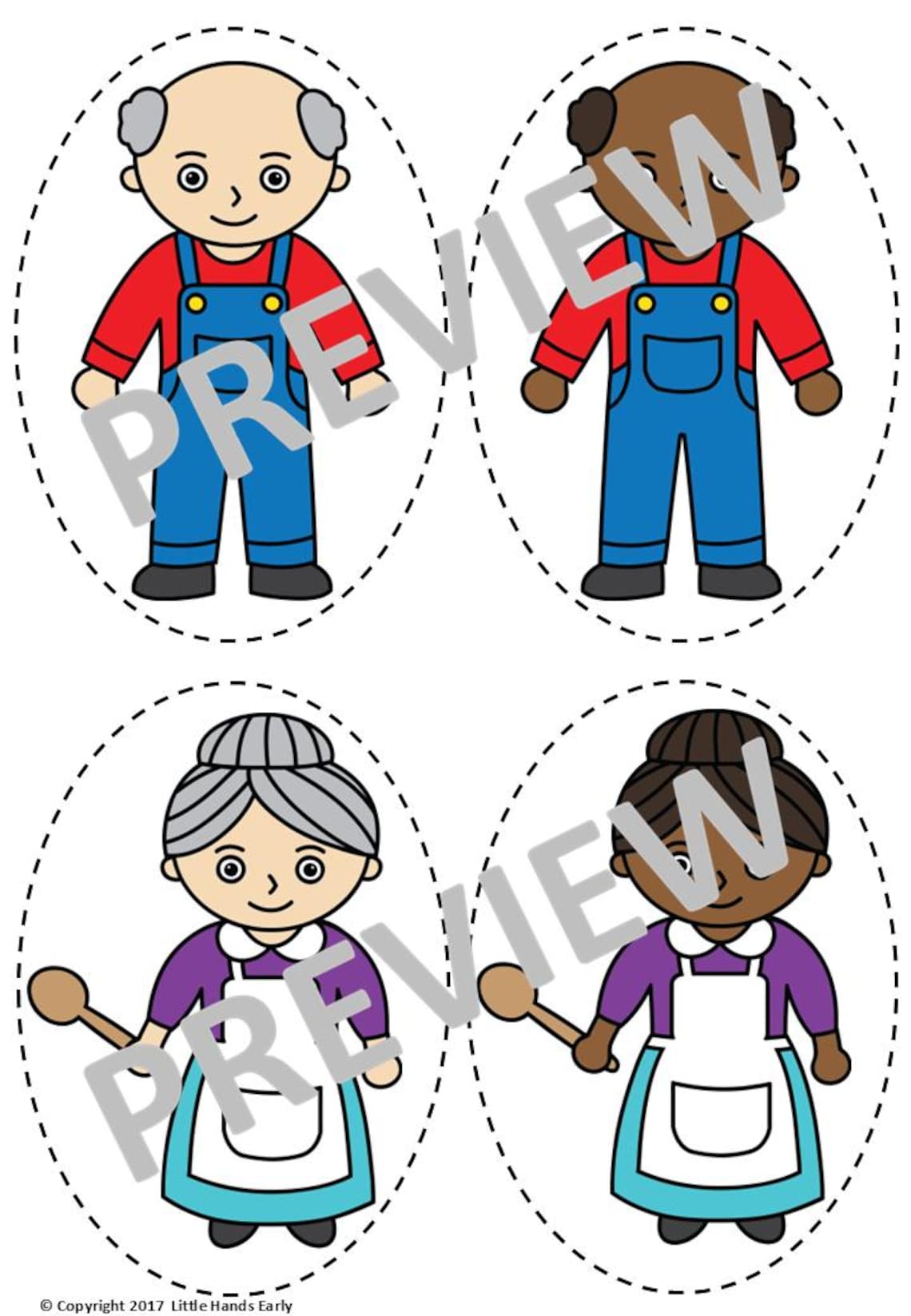 The Gingerbread Man - Puppets| Fairy Tales| Gingerbread Activities - Etsy