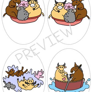 Who Sank the Boat? Story Book Stick Puppets - Etsy