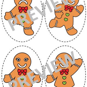 The Gingerbread Man - Puppets| Fairy Tales| Gingerbread Activities - Etsy