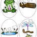 Five Green Speckled Frogs Song: Number Rhyme & Stick Puppets (digital ...