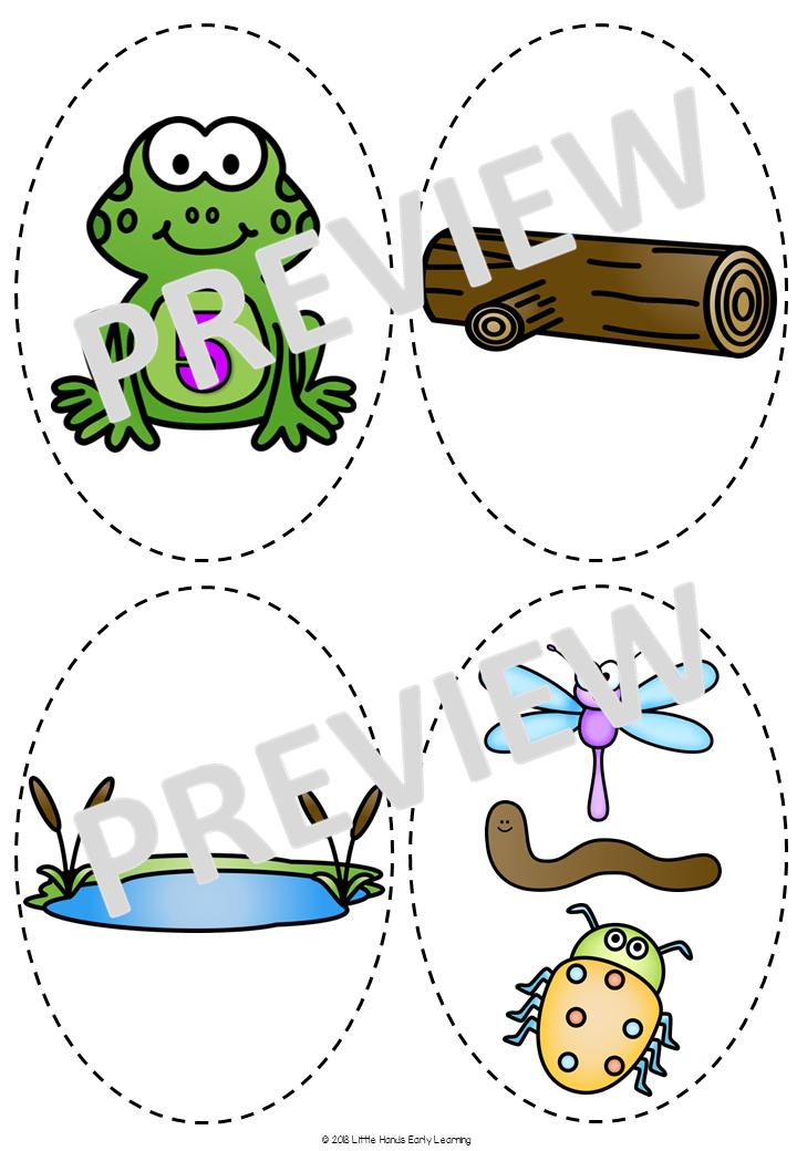 Five Green Speckled Frogs Song: Number Rhyme & Stick Puppets (digital ...