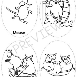 Who Sank the Boat Stick Puppets - Etsy Australia