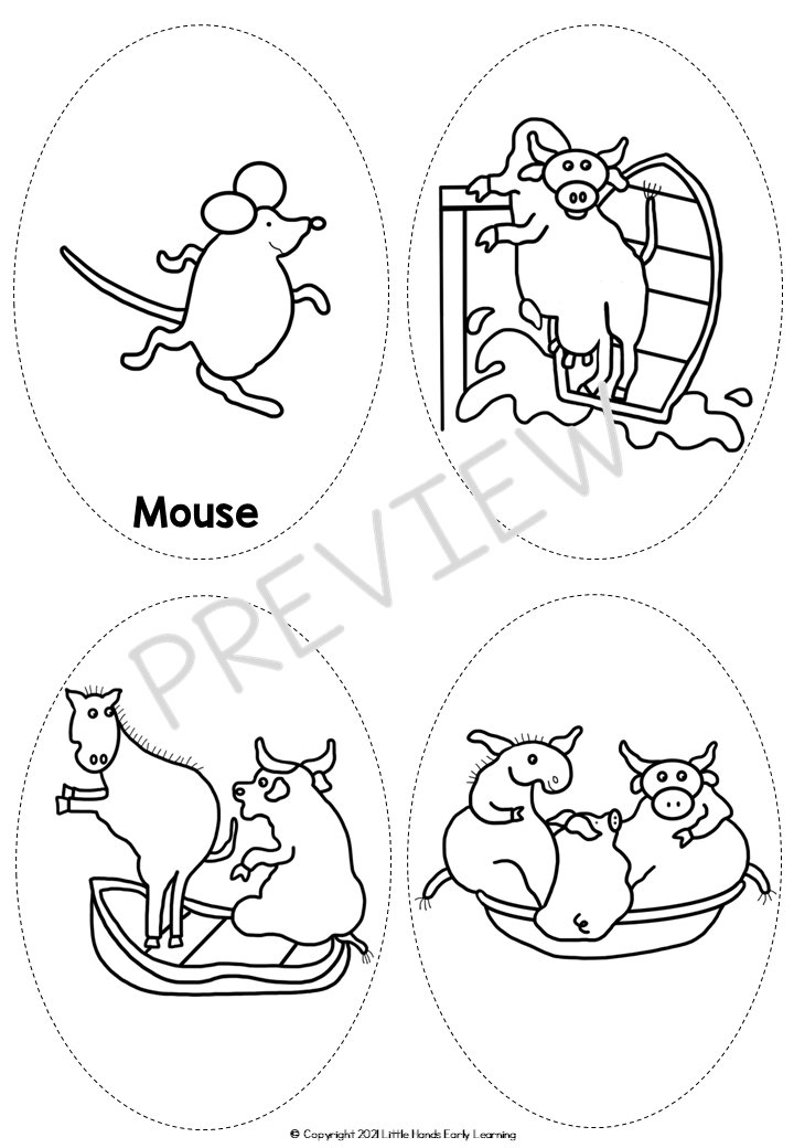 Who Sank the Boat? Story Book Stick Puppets - Etsy