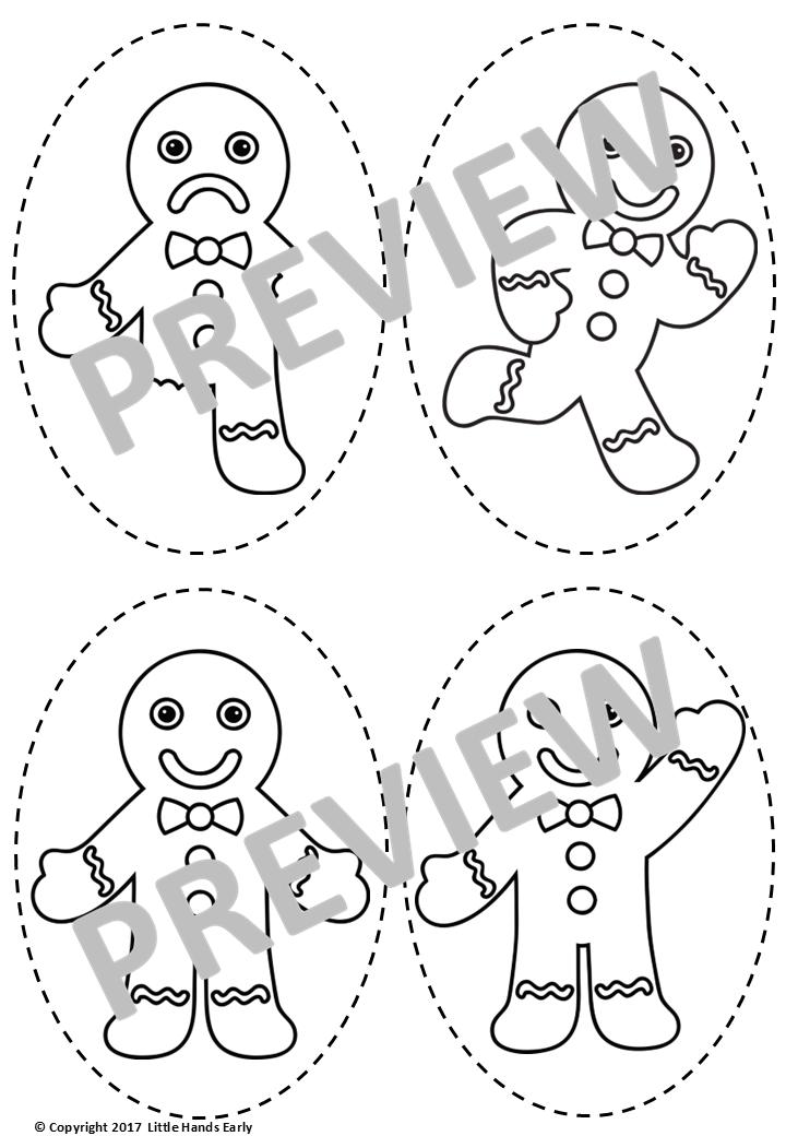 The Gingerbread Man - Puppets| Fairy Tales| Gingerbread Activities - Etsy