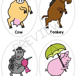 Who Sank the Boat Stick Puppets - Etsy Australia