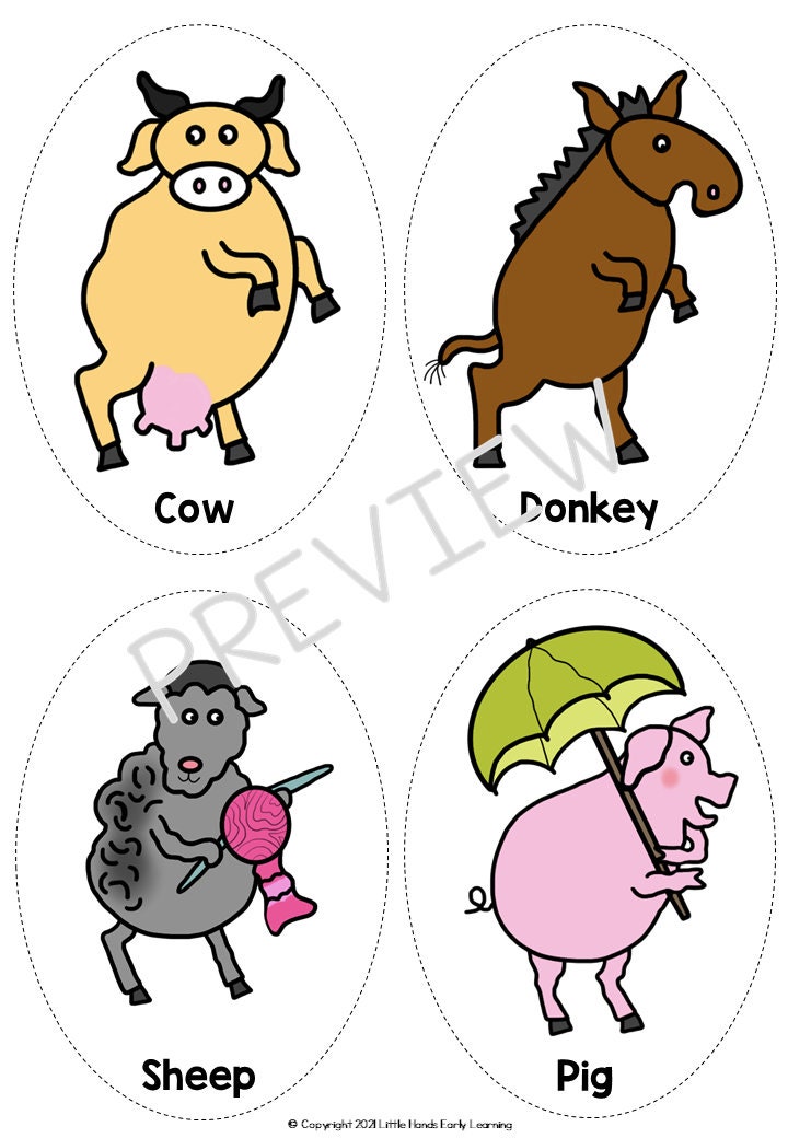 Who Sank the Boat? Story Book Stick Puppets - Etsy