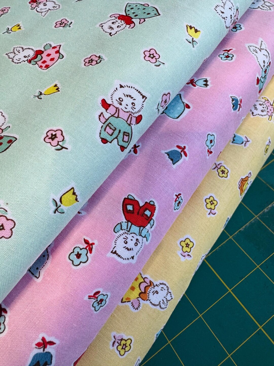 Milk Flower Sugar Cotton Fabric - Designed by Elea Lutz for Penny Rose ...