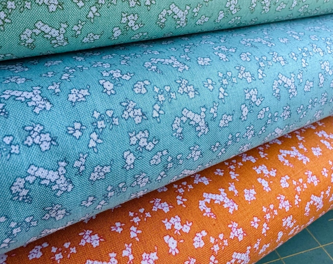 Milk Flower Sugar Cotton Fabric - Designed by Elea Lutz for Penny Rose ...