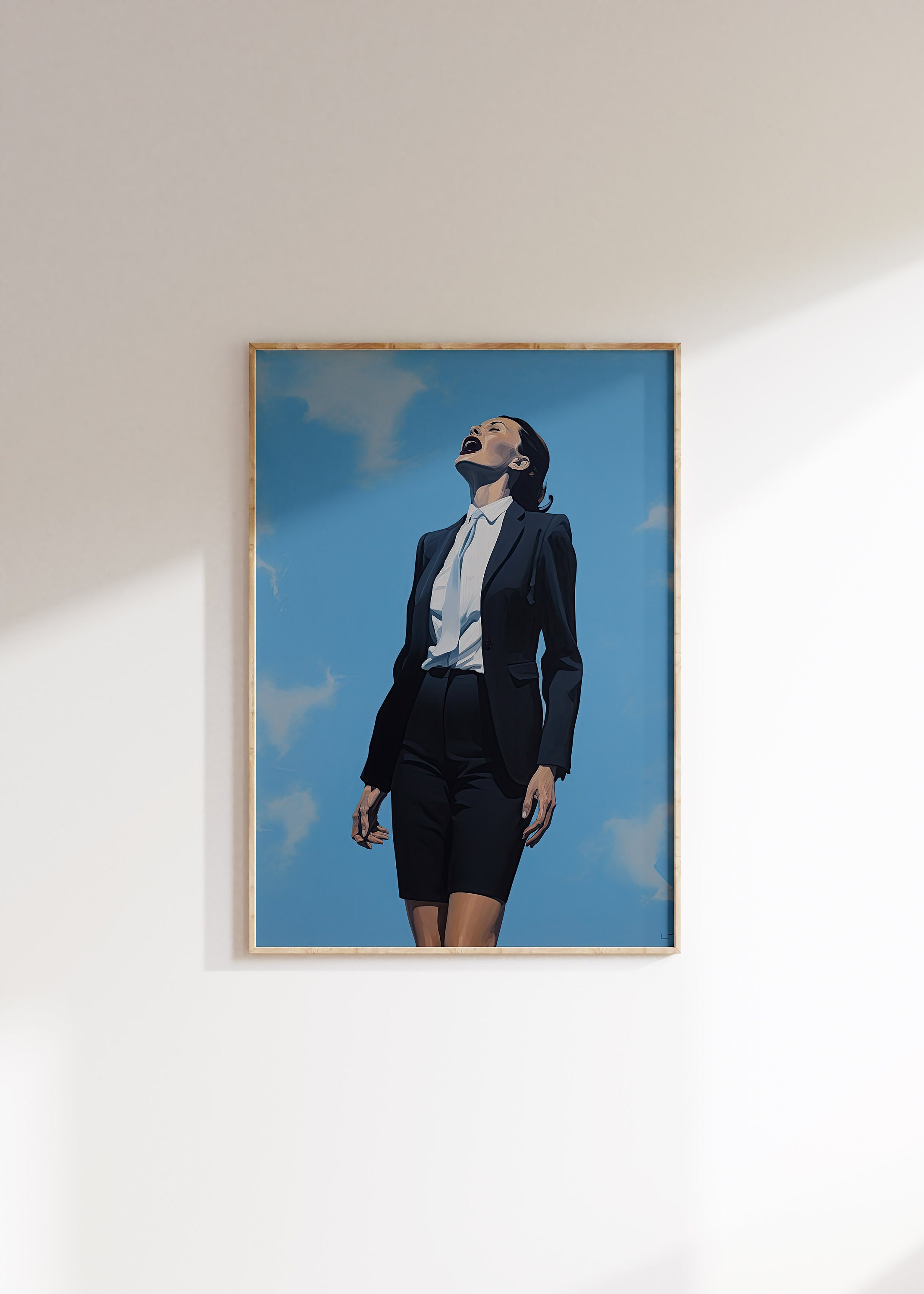 Art Print "the Ghost of Corporate Future" Original by Ingrid Lund 24x36 ...