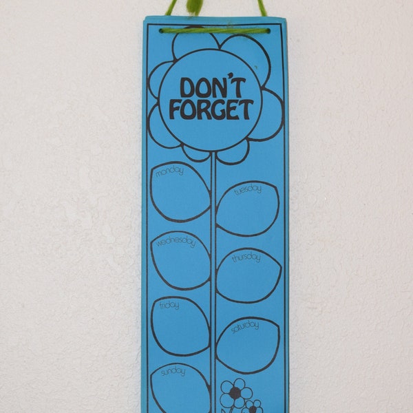 Daisy Blue Calendar - Etsy