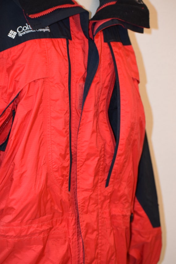 Black and Red 'Columbia Titanium' Winter Jacket / Dow… - Gem