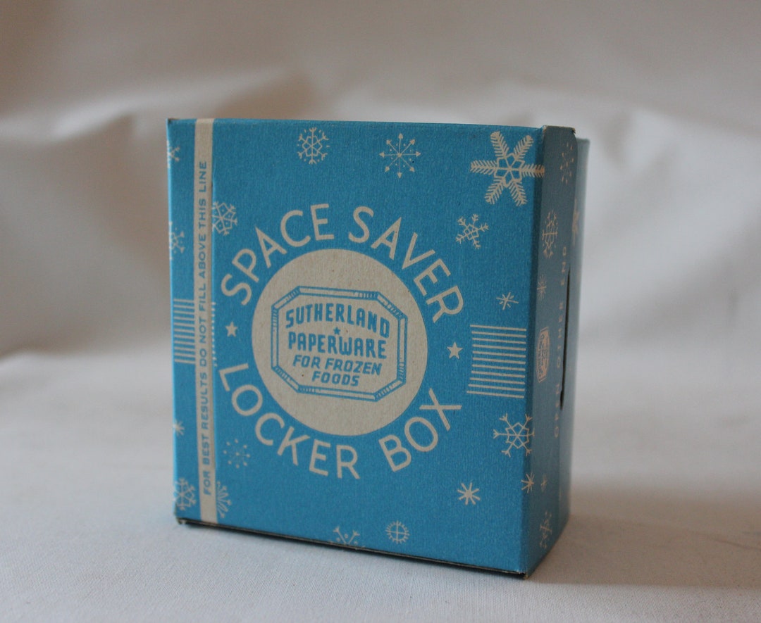 Vintage Locker Box by Sutherland Paperware Co. / Cookie Box / Hostess ...