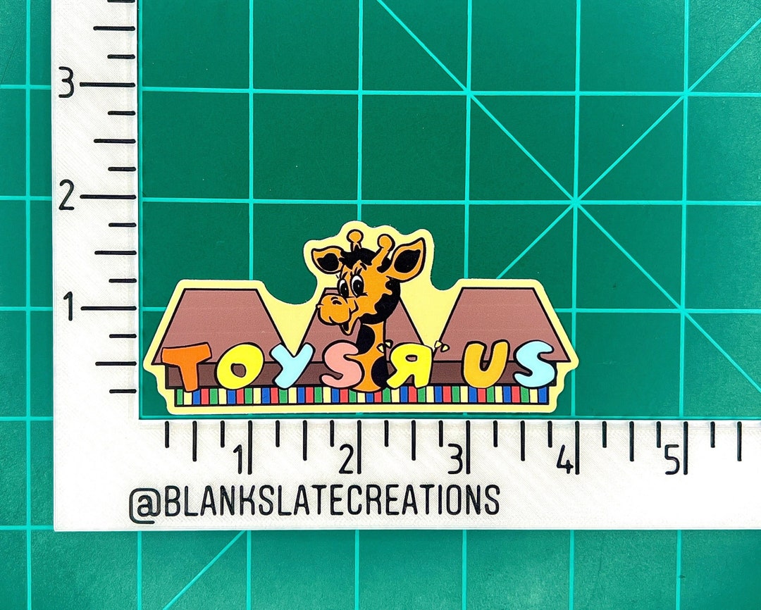 Vintage Toys "r" Us Storefront Matte Stickers - Etsy