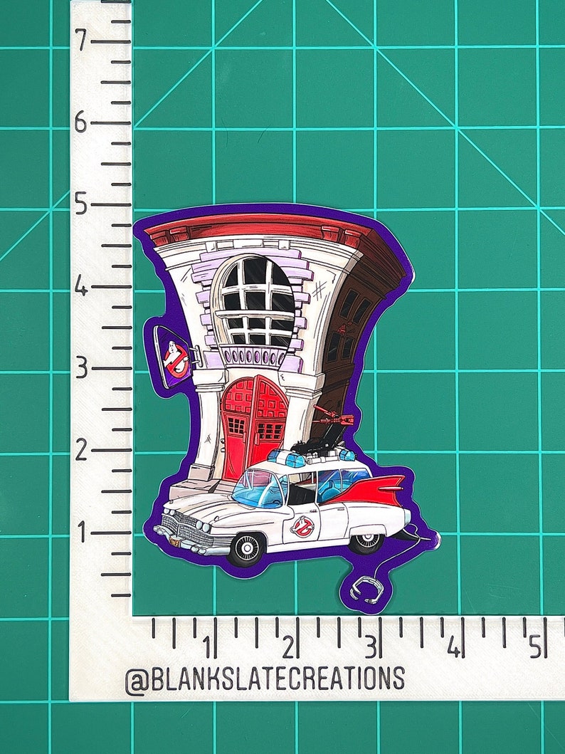 Kenner Real Ghostbusters Ecto-1 / Firehouse Sticker - Etsy