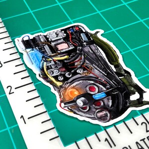 Ghostbusters Proton Pack Sticker - Etsy