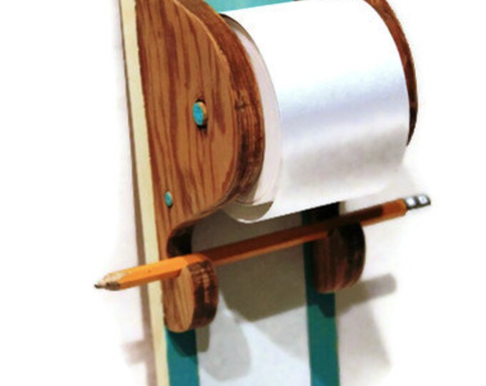 Hanging Note Paper Roll Scroll Grocery List Pencil Holder List Ombre - Etsy