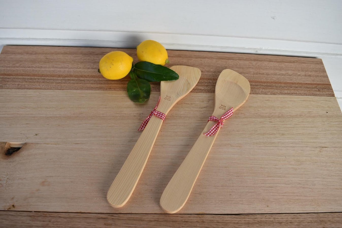 2 X Tasmanian Wooden Heirloom Spoons, Stirfry Spoons, Non Stick Spoons ...