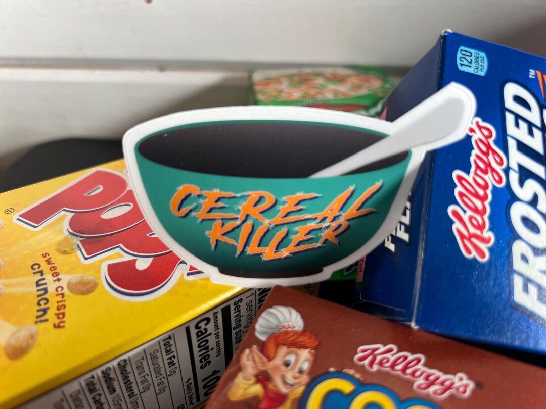 Cereal Sticker, Cereal Killer Sticker, Back to the 1980s, Classic ...