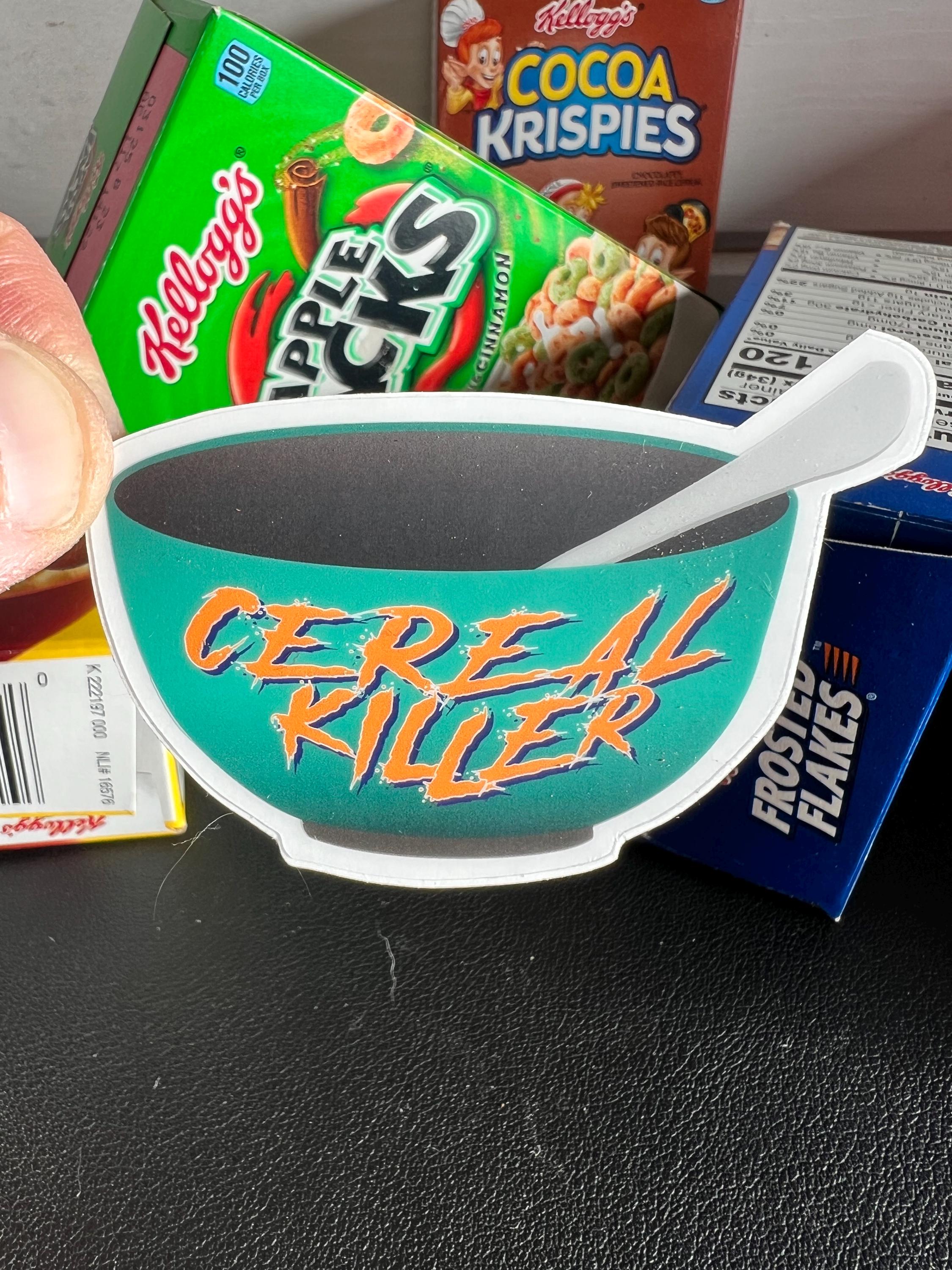 Cereal Sticker, Cereal Killer Sticker, Back to the 1980s, Classic ...