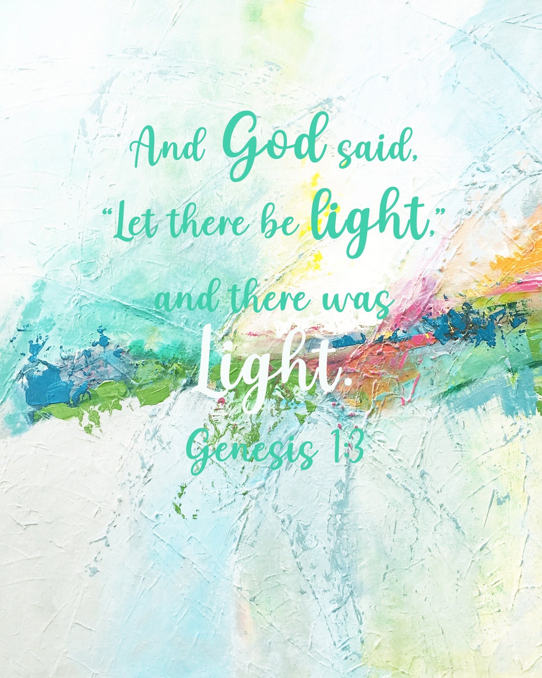 Let There Be Light Jesus