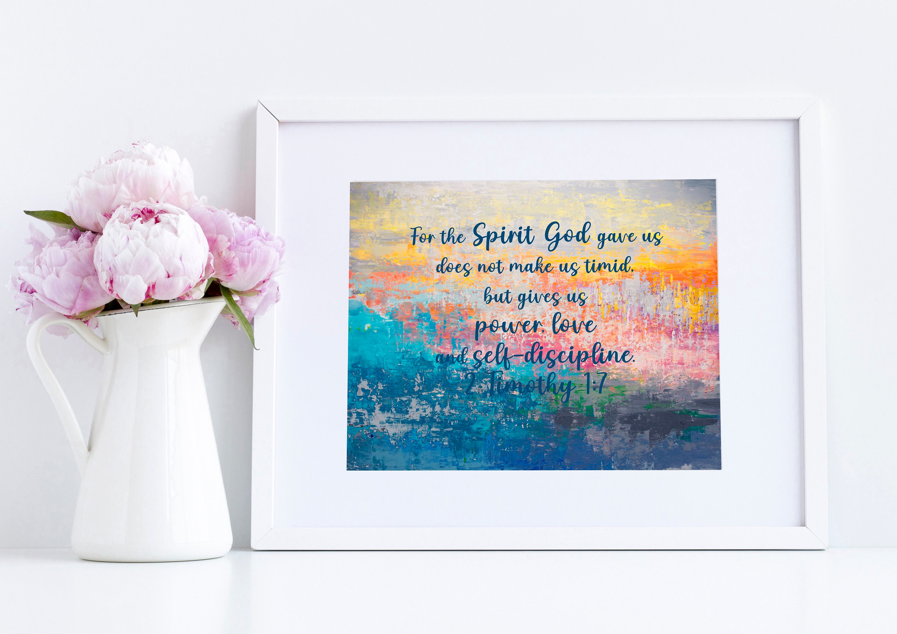 2 Timothy 1:7 for the Spirit God Gave Us Does Not Make Us Timid ...