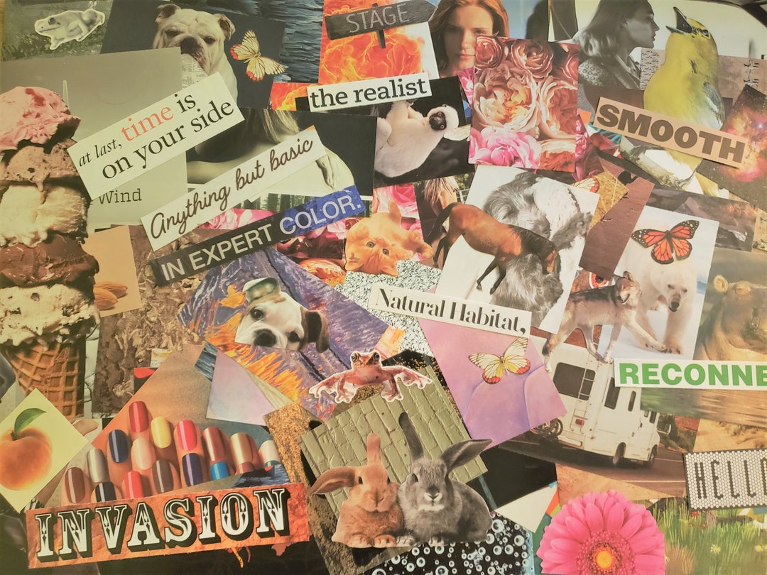 50 Piece Magazine Cutouts Pack - Etsy