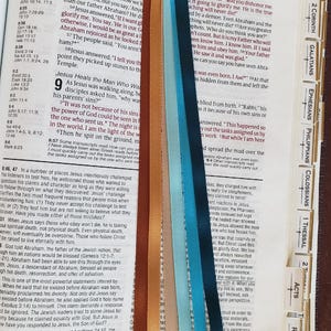 HARVEST Bible Bookmark Ribbons/ Multi Page Book Mark/ Hymnal, Missal ...