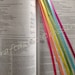 CUSTOM 6 Ribbon Bible Bookmark/ Book Marker Ribbons/ Multi Page Book ...