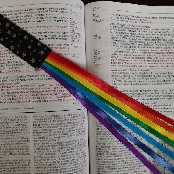 Scripture Ribbon Bookmark - Etsy