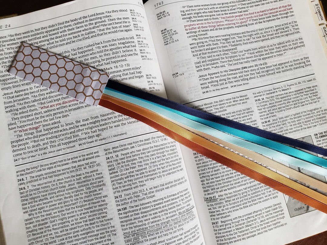PATINA Bible Bookmark Ribbons/ Multi Page Ribbon Book Marker/ Hymnal ...